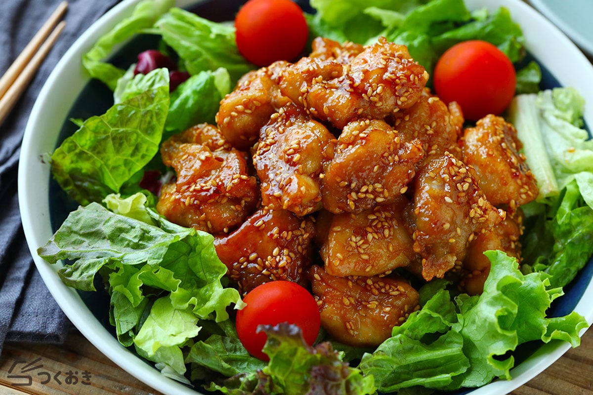 甘酢ごまだれチキンのレシピ/作り方 | つくおき